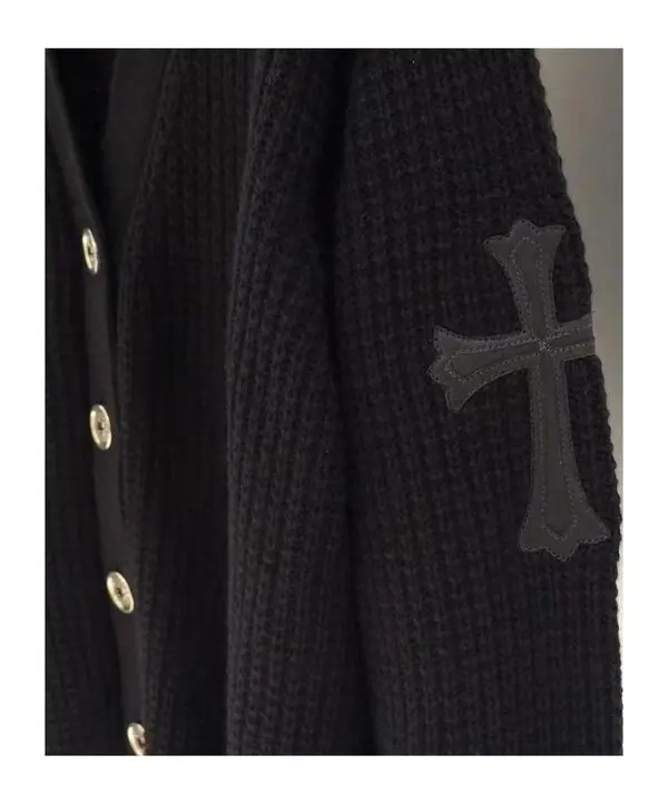 Chrome Hearts Long-sleeved V-neck Cardigan