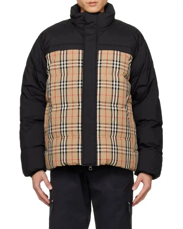 Burberry Checked Reversible Padded Jacket