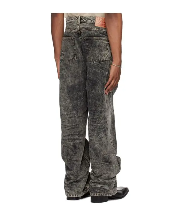 Y/project Logo-decorated Acid Wash Jeans