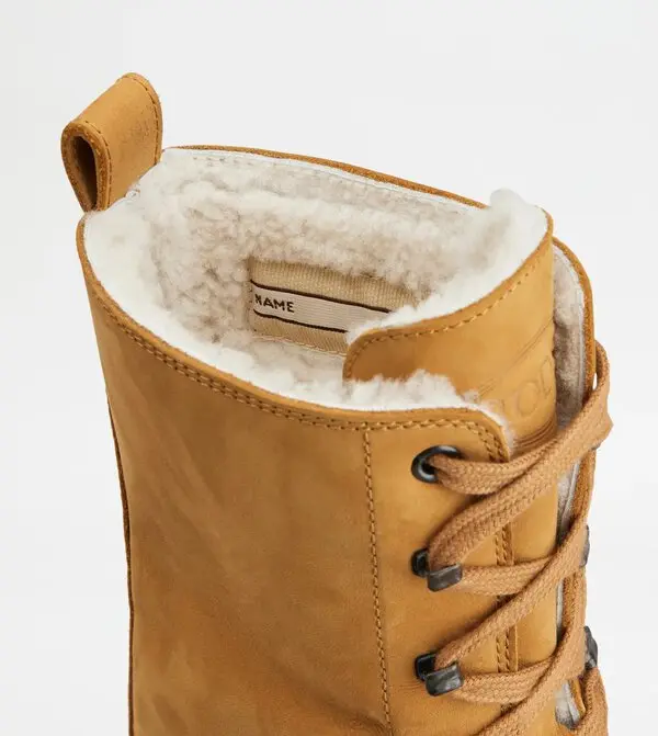 TOD'S Tall Lace-up Boots - Brown