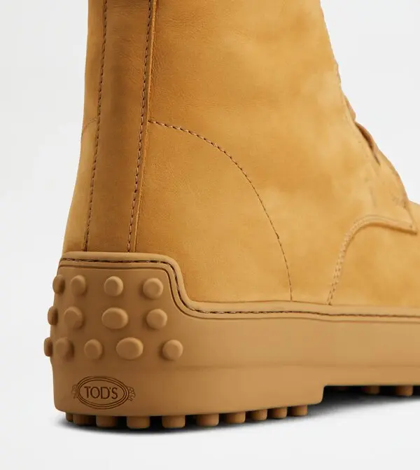 TOD'S Tall Lace-up Boots - Brown