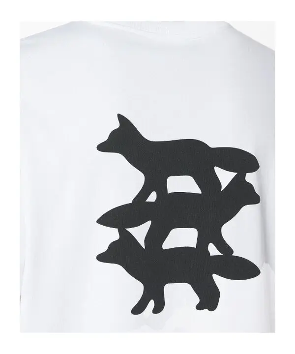 Maison Kitsuné Stunt Fox Oversized T-shirt - White