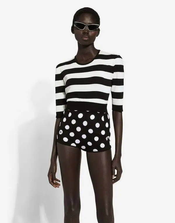 Dolce & Gabbana Striped Crewneck Sweater