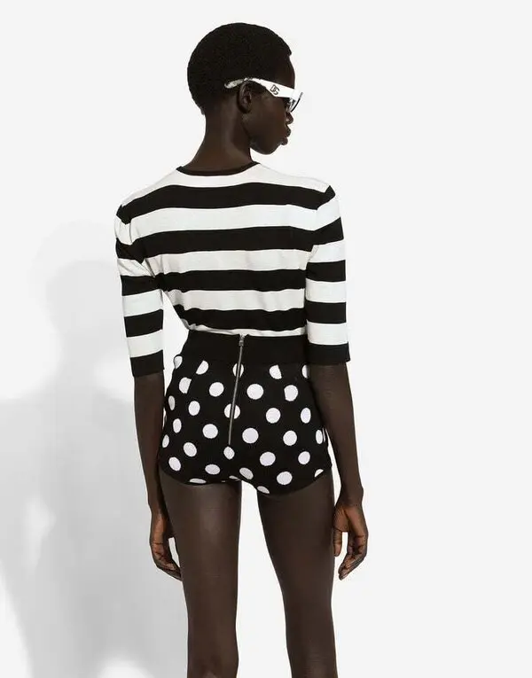Dolce & Gabbana Striped Crewneck Sweater
