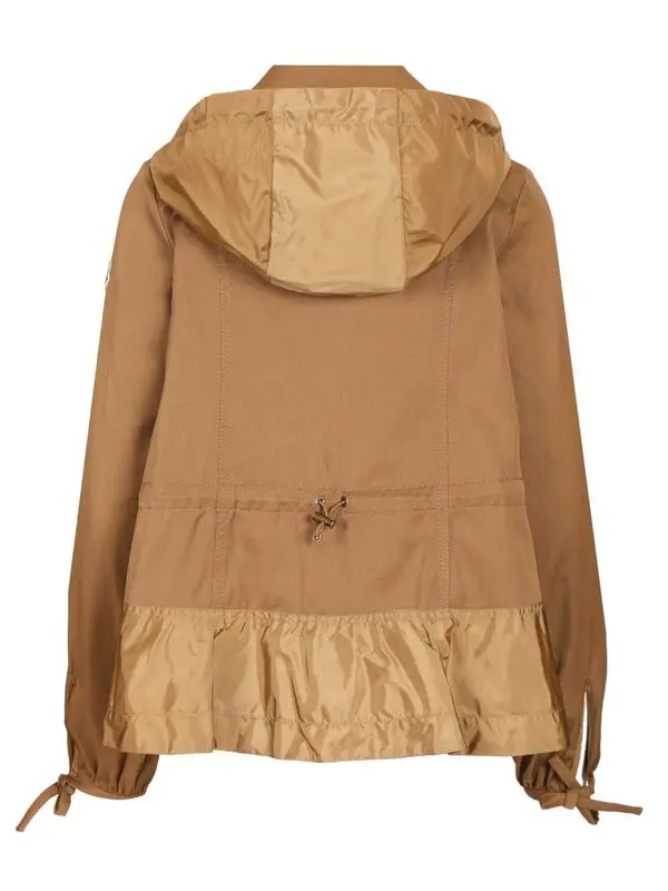 Moncler Adenium Drawstring Hooded Jacket - Camel