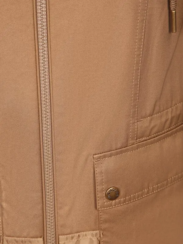 Moncler Adenium Drawstring Hooded Jacket - Camel