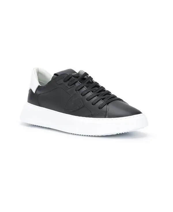 Philippe Model Temple Veau Lace-up Sneakers - Black