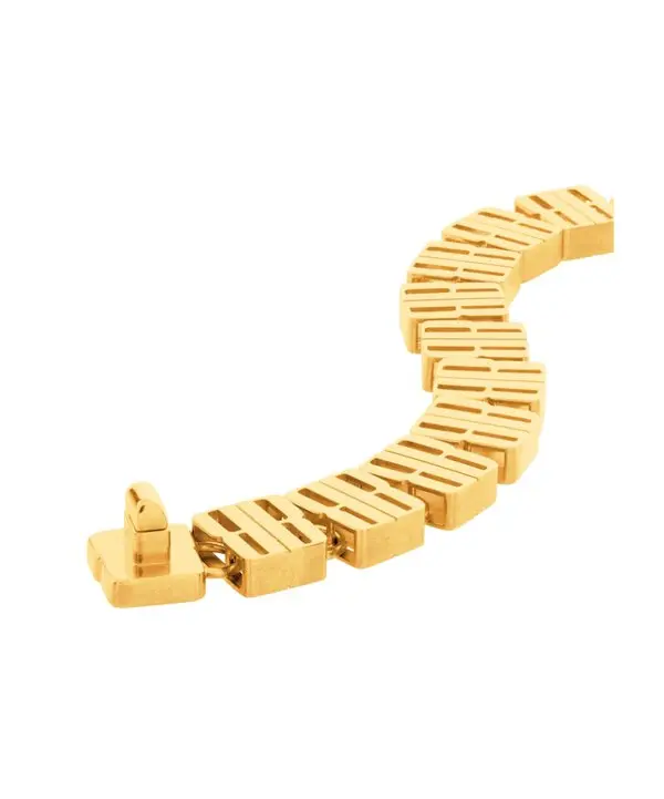 Balenciaga Logo Plaque Bracelet