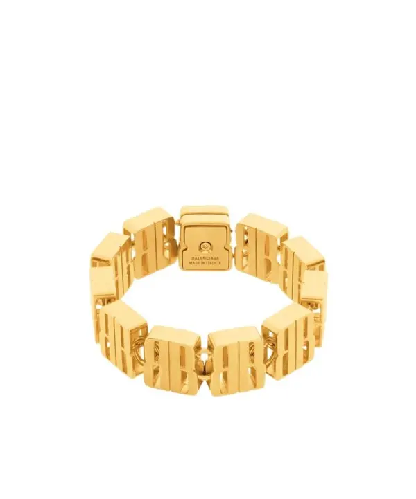 Balenciaga Nano Link Bracelet In Gold - Golden