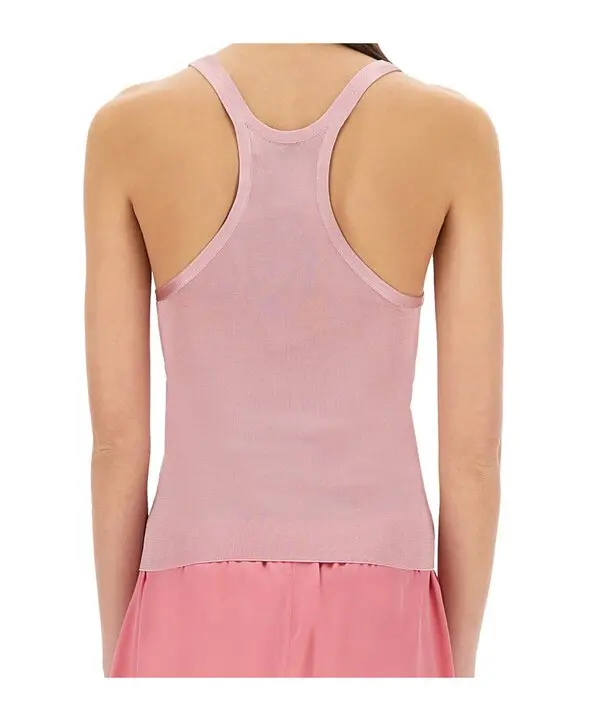 TOM FORD Ribbed Knit Sleeveless Top - Pink