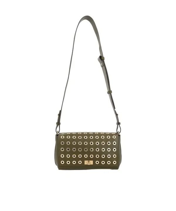 ANYA HINDMARCH Mortimer Eyelet Crossbody Bag - Green