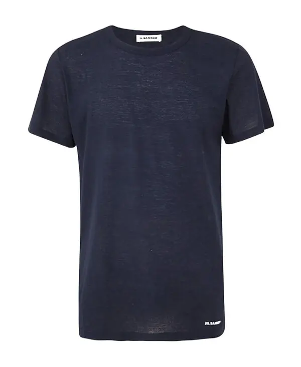 JIL SANDER Logo Printed Crewneck T-shirt