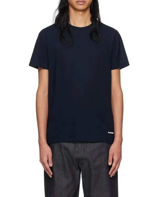 JIL SANDER Logo Printed Crewneck T-shirt