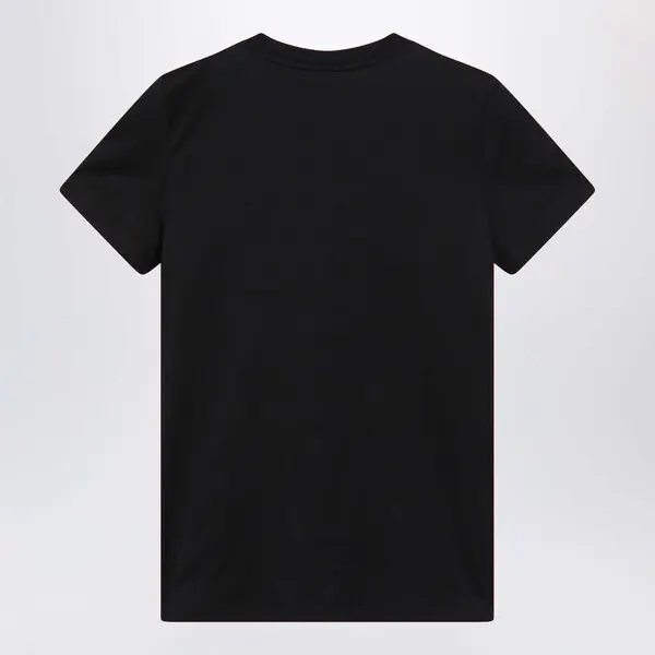 Max Mara Spadino Graphic Printed Jersey T-shirt - Black