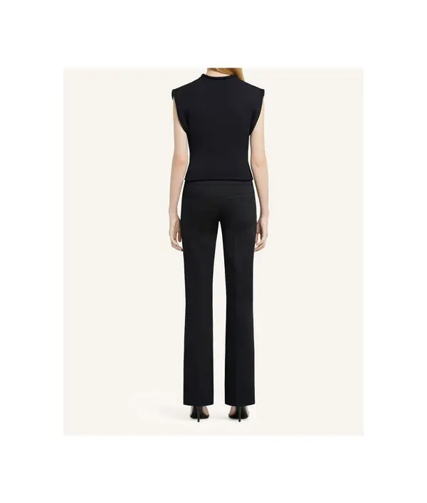 COURREGES Cropped Knitted Tank Top