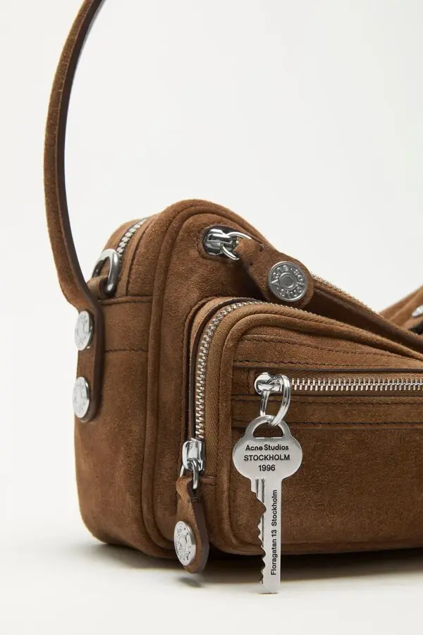 Acne Studios Camero Party Shoulder Bag - Brown