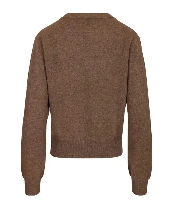 LISA YANG Greer Crewneck Knitted Sweater - Green