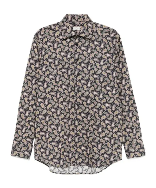 Etro Printed Shirt - Black