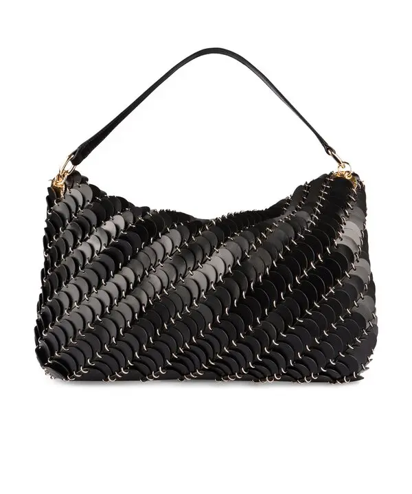 Rabanne Embellished Shoulder Bag - Black
