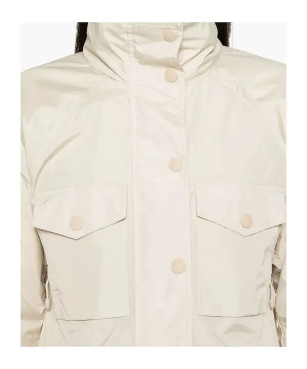 Moncler High-neck Drawstring Coat