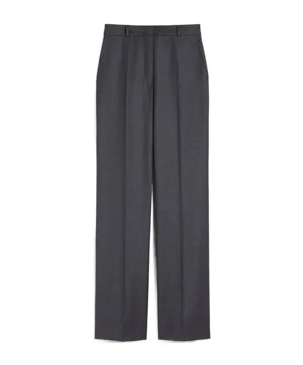 Max Mara Lambro Tailored Trousers - Dark Gray