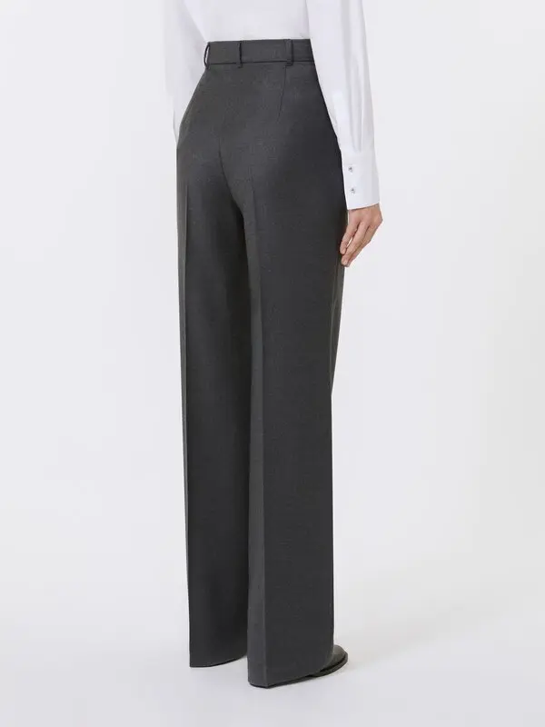 Max Mara Lambro Tailored Trousers - Dark Gray
