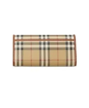 Burberry Check Continental Wallet