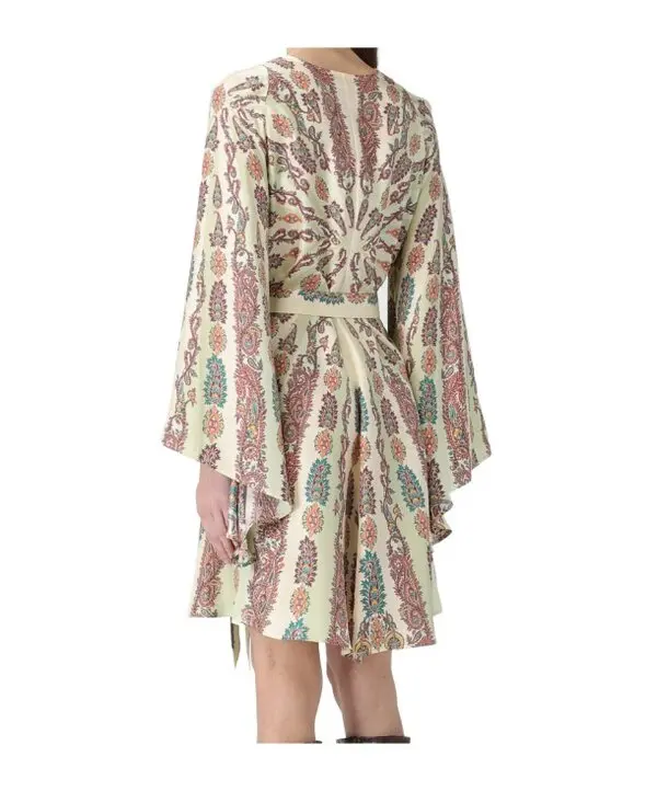 Etro Paisley Belted Mini Dress