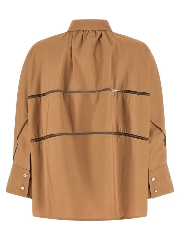 Fabiana Filippi Embellished Cotton Poplin Shirt