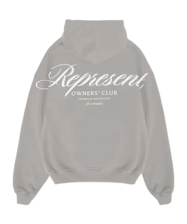 REPRESENT Owners Club Oversized Hoodie - Slate