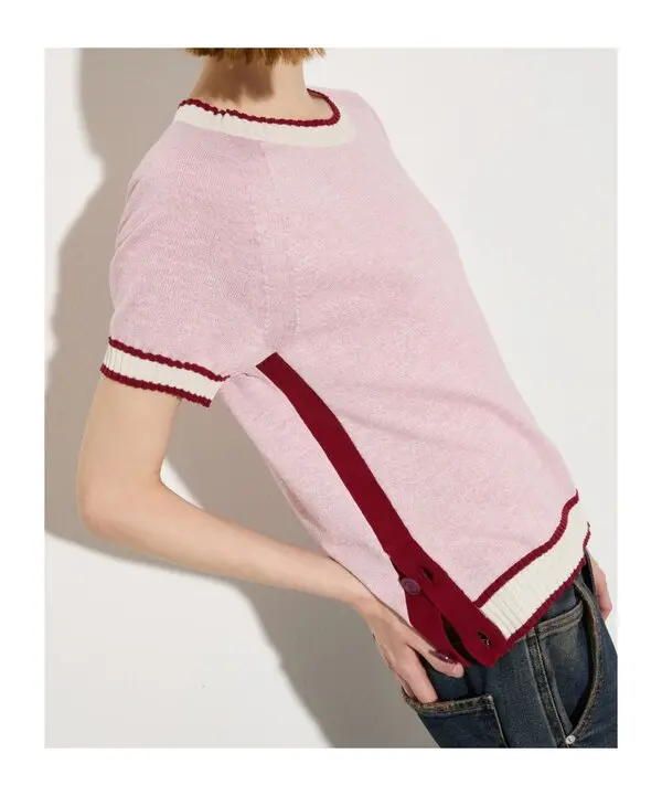 MAXCO. Max&co. Short-sleeve Knitted T-shirt