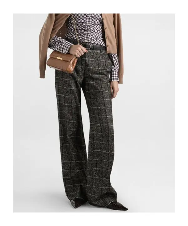Dolce & Gabbana Check Pattern Tailored Trousers