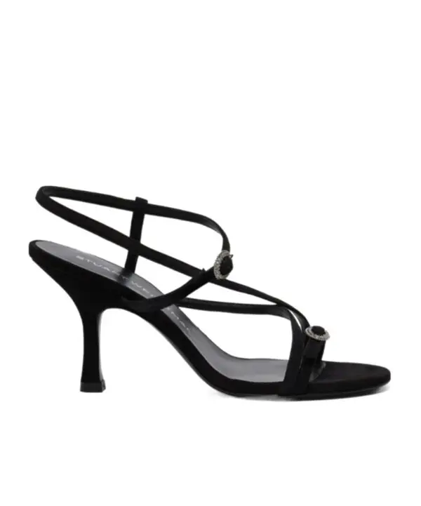 STUART WEITZMAN Kensington Strappy Sandal 85 - Black