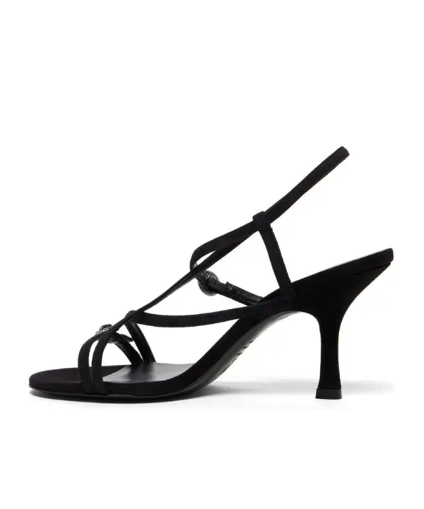 STUART WEITZMAN Kensington Strappy Sandal 85 - Black