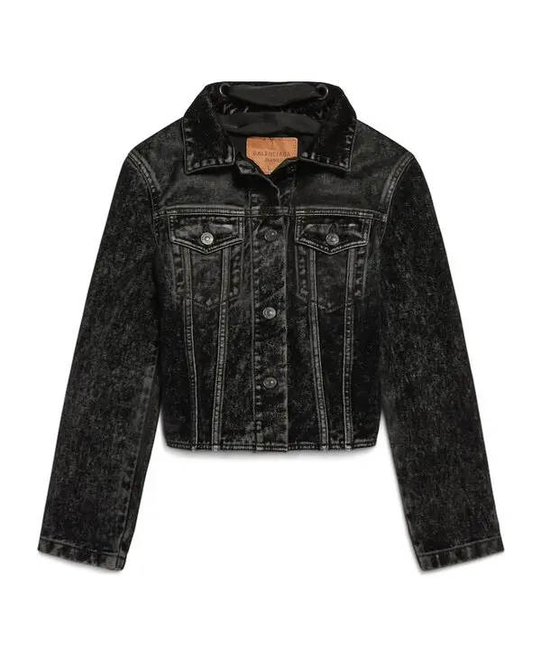 Balenciaga Lace-up Denim Jacket