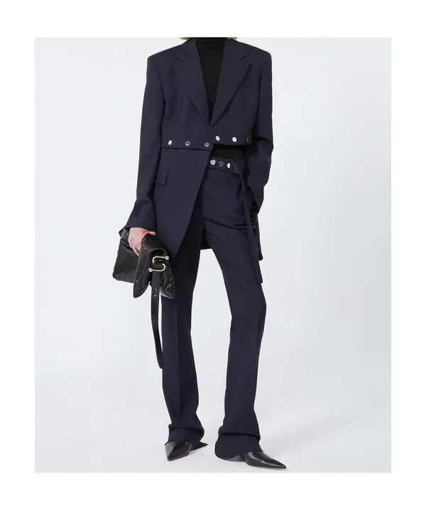 Sportmax Niagara Ribbed Wool Turtleneck Jumper - Black