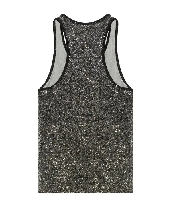 Fabiana Filippi Sequin Embellished Tank Top