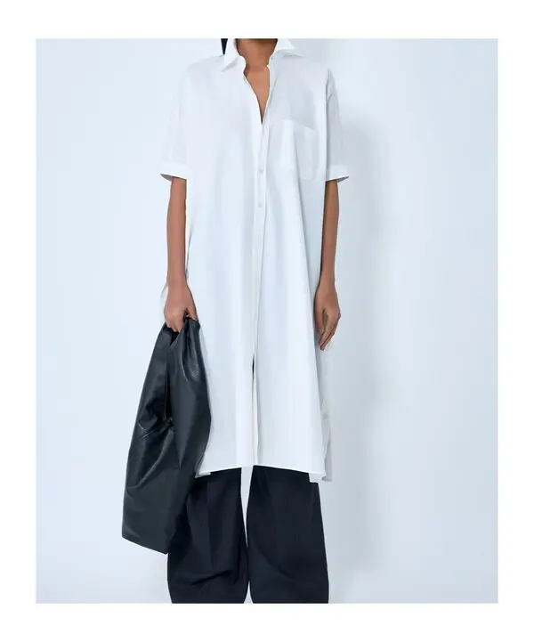 MAISON MARGIELA Side Slit Midi Dress
