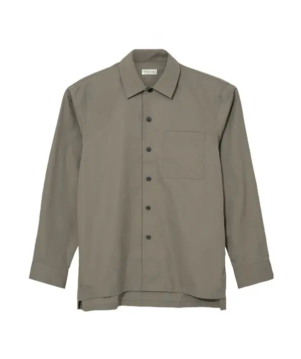 Dries Van Noten Long Sleeve Shirt - Light Gray