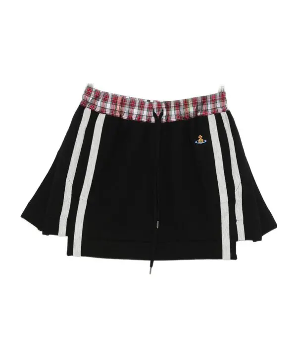 VIVIENNE WESTWOOD Stripe-trim Mini Skirt - Black