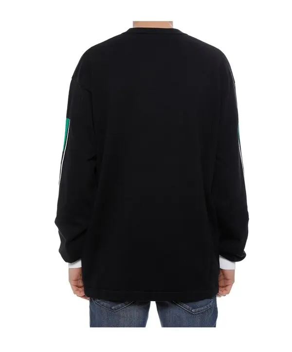 Kenzo Round Neck Pullover With Arm Letter Pattern