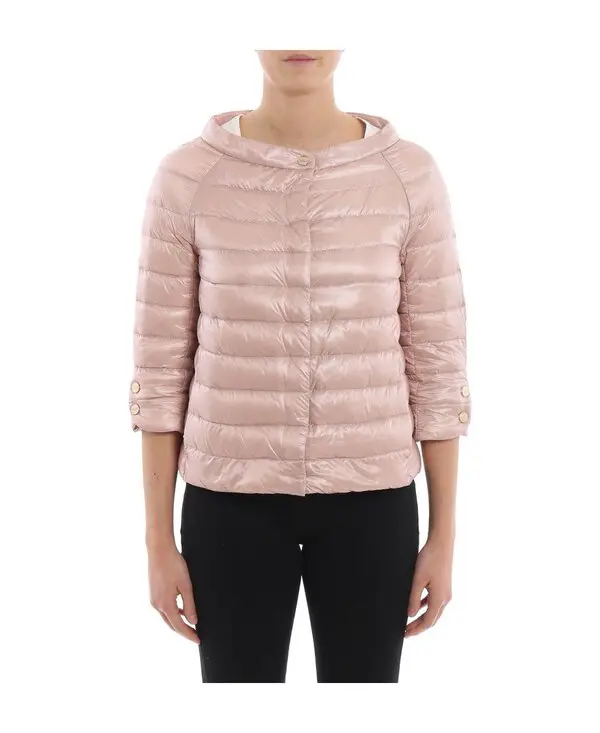 Herno Cropped Sleeve Down Jacket