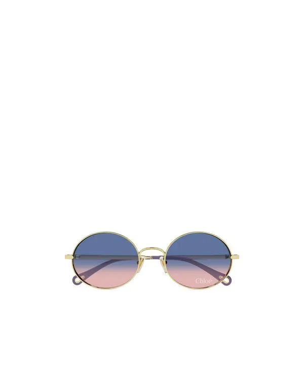 Chloé Oval-frame Sunglasses - Blue