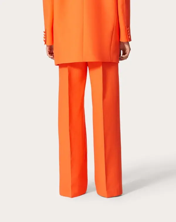 Valentino Garavani Pleated Wide Leg Trousers