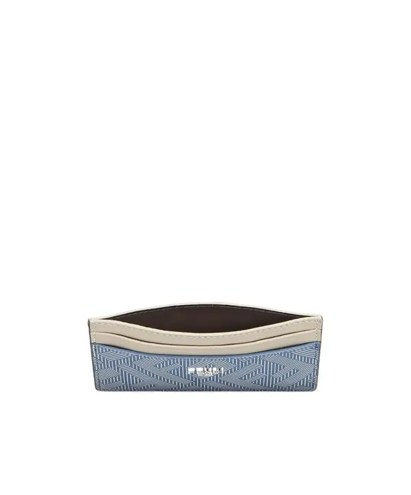 Fendi Shadow Card Holder - Blue