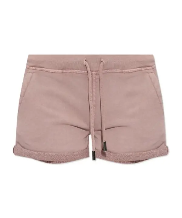 Dsquared2 Logo-printed Rolled Trim Track Shorts - Pink