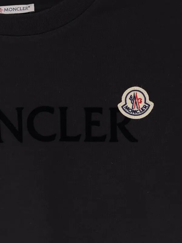 Moncler Logo Detail Crewneck Sweatshirt - Black