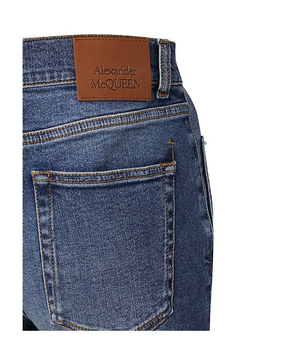 Alexander McQueen Slim Fit Denim Jeans