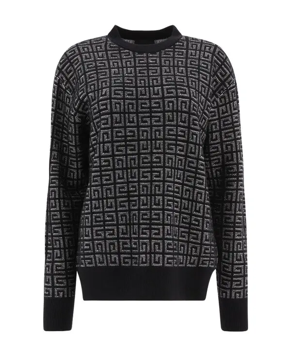 Givenchy 4g Jacquard Knit Jumper - Black