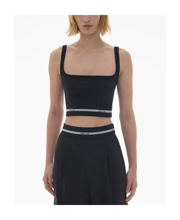 Helmut Lang Logo Band Cropped Top